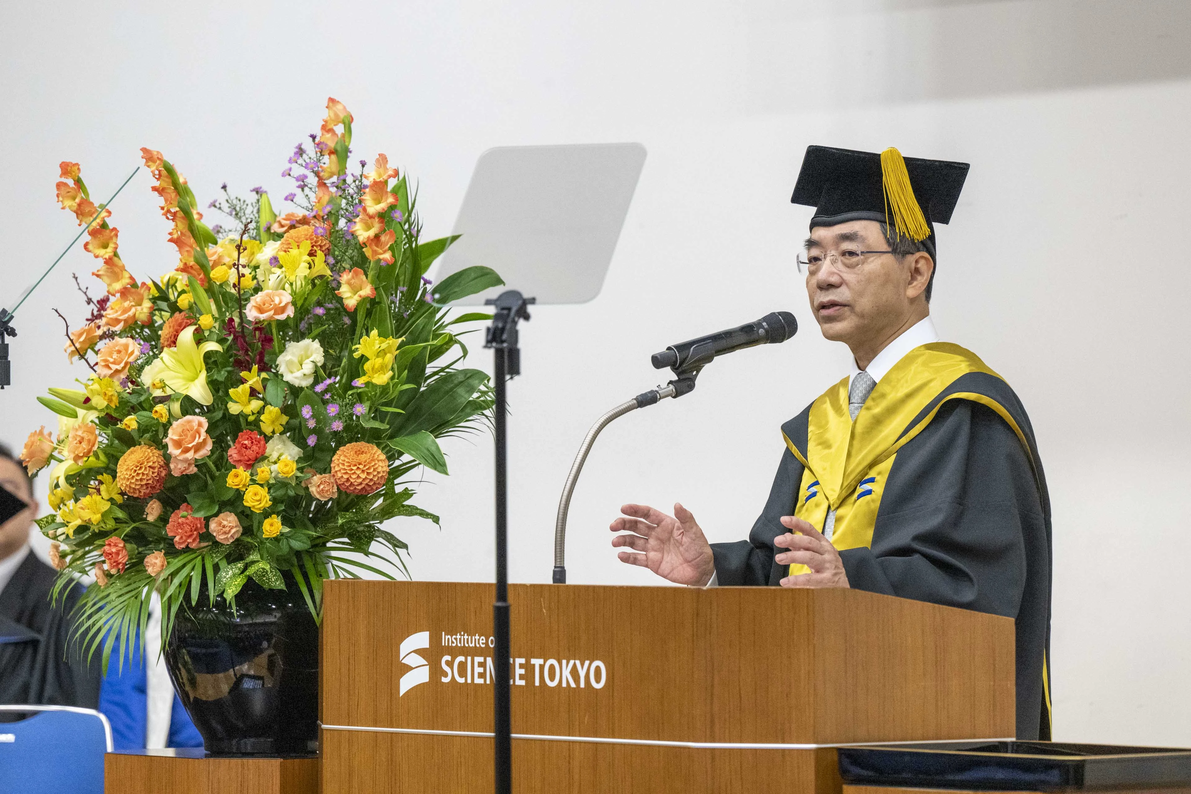 2025 Fall Graduation Ceremony speech by Yujiro Tanaka, president and ...